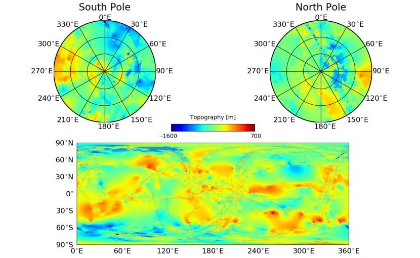Titan Topographic Map Unearths Cookie-Cutter Holes In Moon’s Surface ...