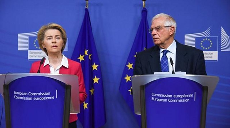 Press conference by EC Presidente Ursula von der Leyen and HRVP Josep ...