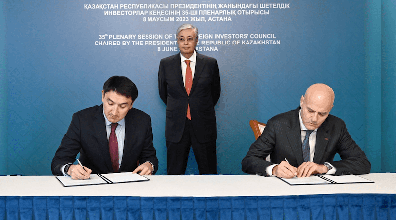 Kazakhstan President Kassym-Jomart Tokayev Meets Eni CEO Claudio Descalzi – Eurasia Review